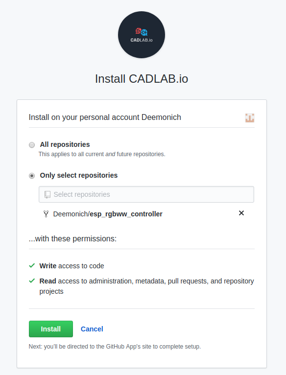 How to Integrate Your GitHub Projects with CADLAB | CADLAB.io